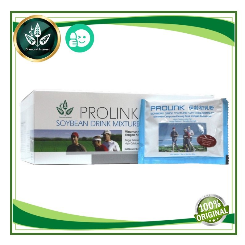 PROLINK SOYBEAN DRINK MIXTURE WITH COLOSTRUM - 20g x 30's - Diamond Interest | Shopee Malaysia