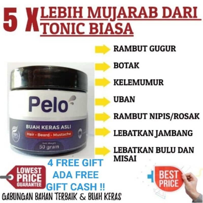 Pelo Pelebat Rambut Original+Free Gift | Shopee Malaysia