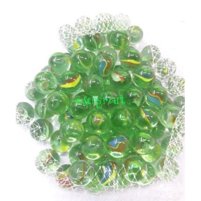 Guli / Glass blue marble 400gm | Shopee Malaysia