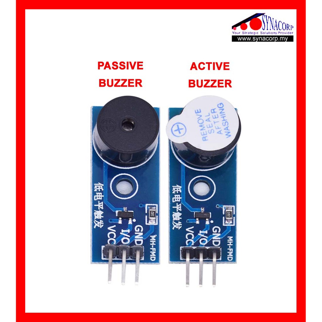 Active / Passive Buzzer Module for Arduino | Shopee Malaysia