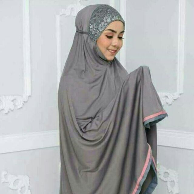 Telekung Solat Lace telekung arafah | Shopee Malaysia
