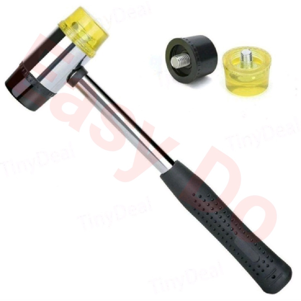 Head Of Rubber Mallet Hammer, Double-Faced Soft Mallet Hammer | Shopee ...