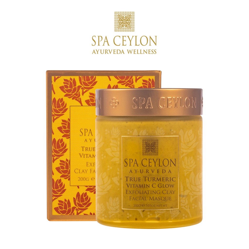 Spa Ceylon True Turmeric Vitamin C Glow Clay Facial Masque (200g ...