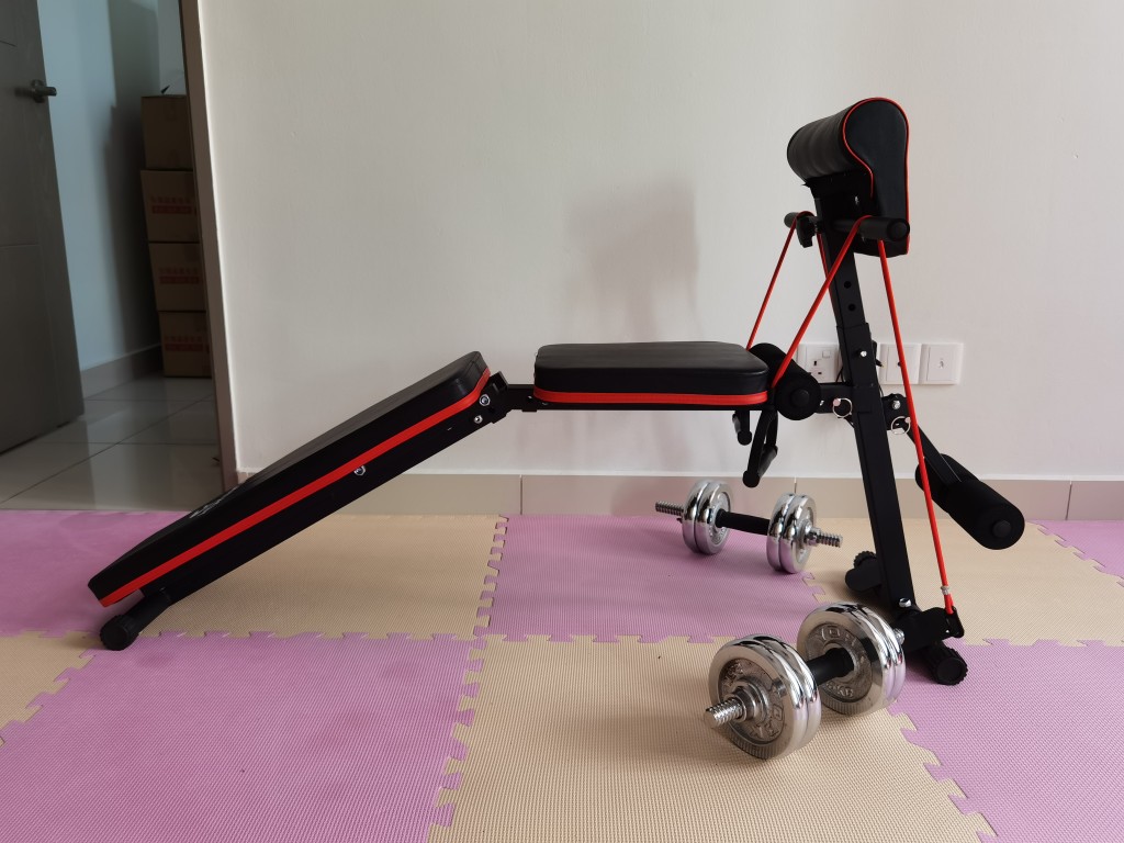 ADKing All in 1 Adjustable Gym Weight Workout Bench - Foldable Sit up ...