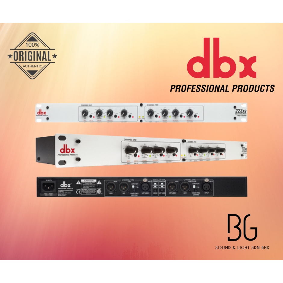 DBX223XS DBX MONO 2 WAY STEREO 3 WAY CROSSOVER (DBX-223XS) | Shopee Malaysia