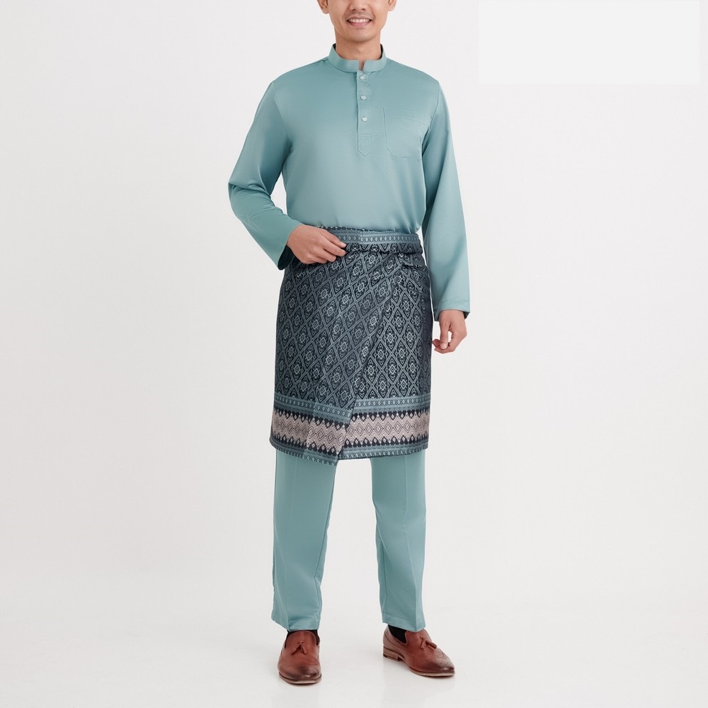 DUSTY GREEN BAJU MELAYU SLIMFIT & BIASA(DEWASA/KANAK-KANAK/BAYI ...