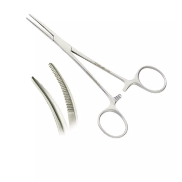 haemostatic Kelly forceps curved 14cm | Shopee Malaysia