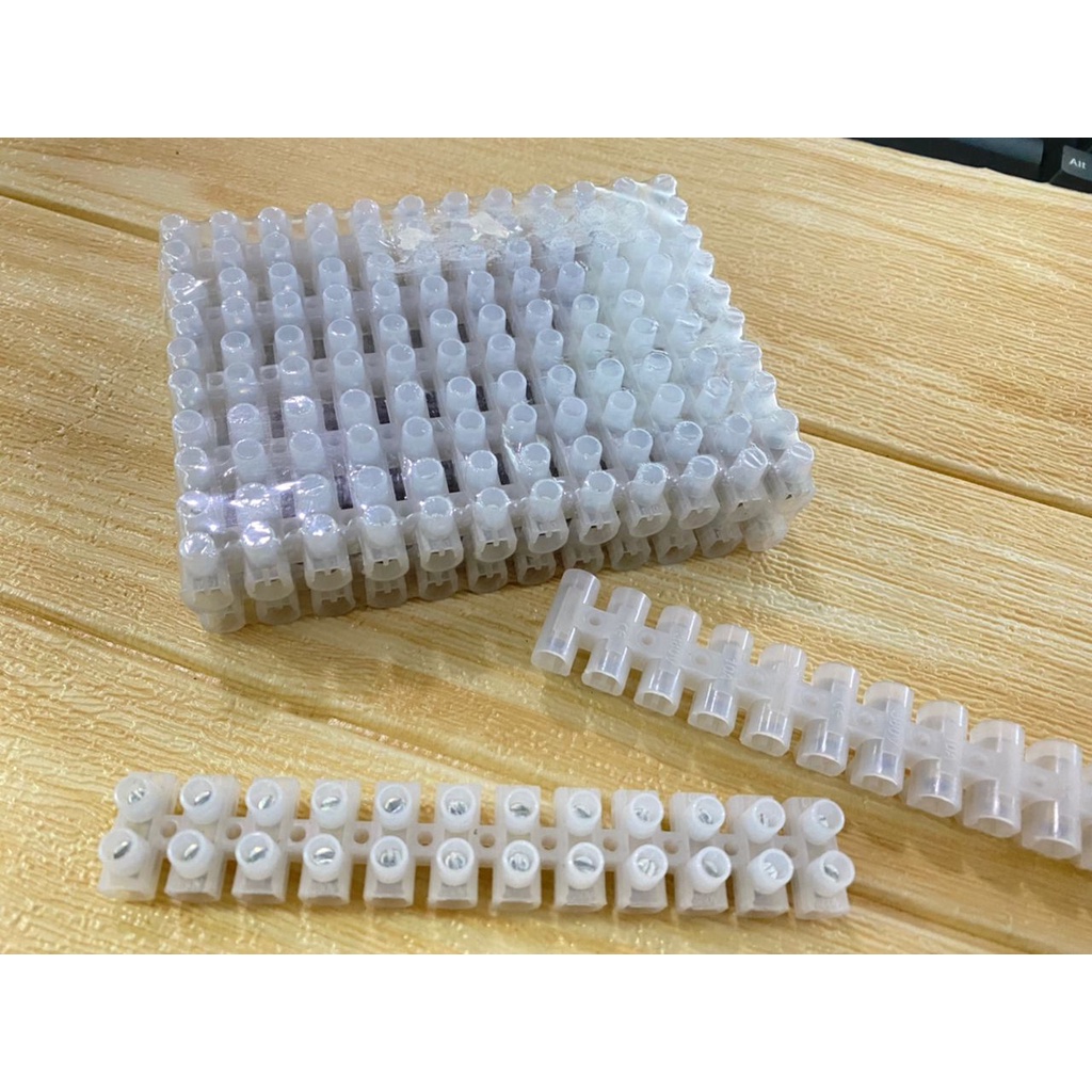 Connector Row Pvc Terminal Block 10A [12Pcs ] High Voltage Aircond ...