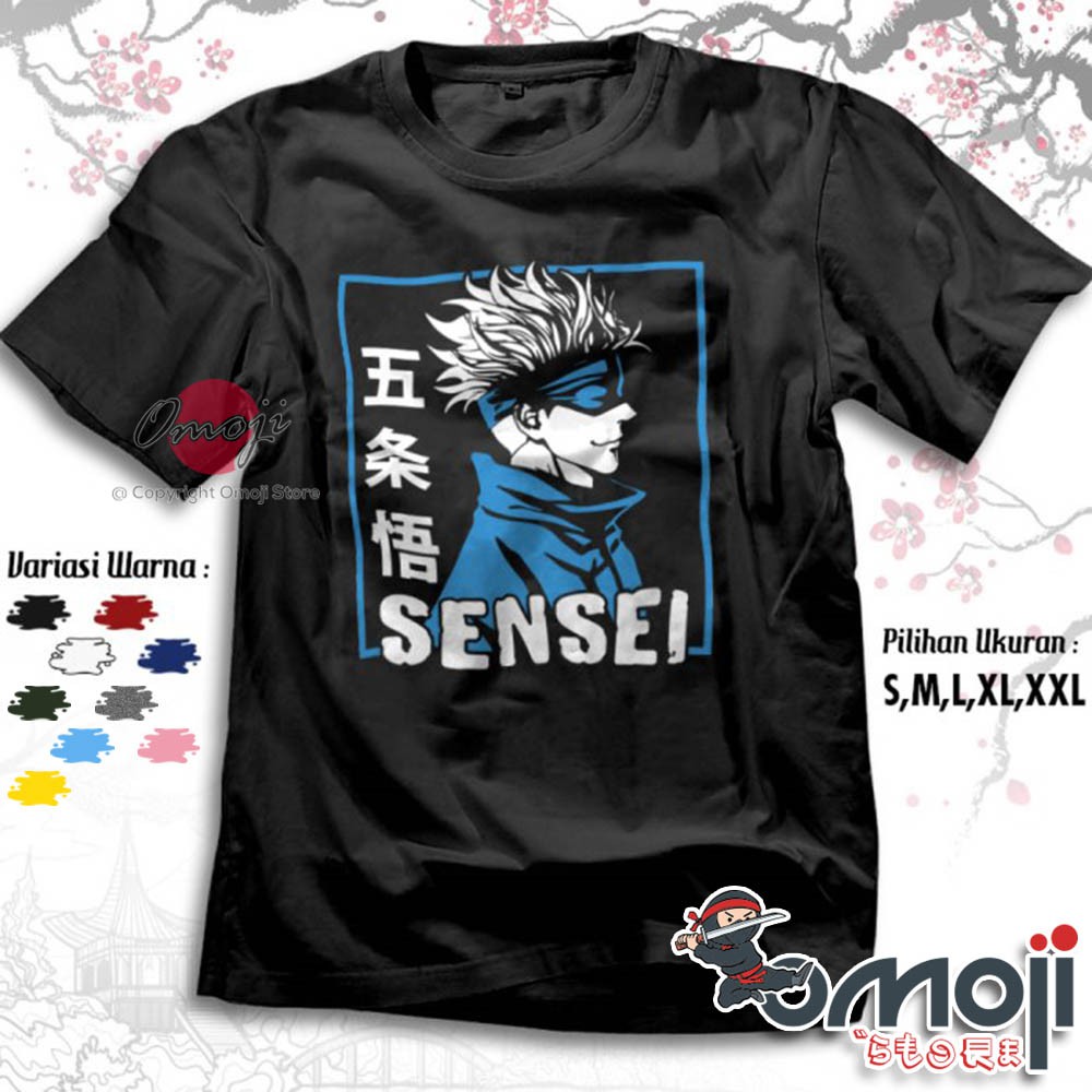 Anime Jujutsu Kaisen Gojo Satoru Sensei Japanese Manga Japan Tshirt ...