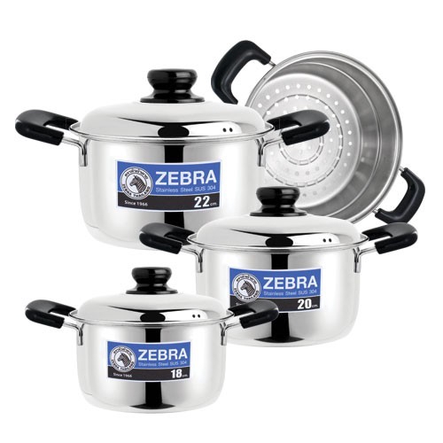 Zebra Wisdom Cookware Set (7 Pcs) | Shopee Malaysia