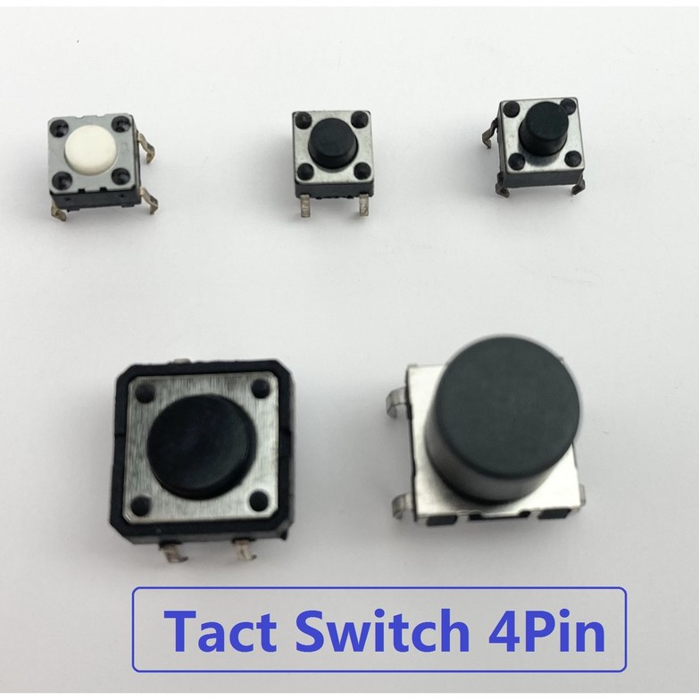 4 Pin Tact Switch Tactile Push Button Switch | Shopee Malaysia