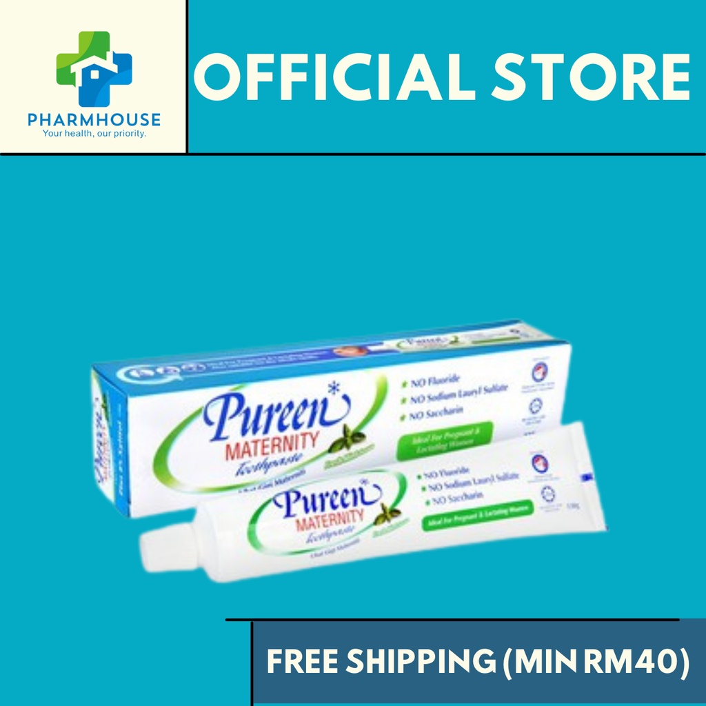 Pureen Maternity Toothpaste 130g (NO FLUORIDE) | Shopee Malaysia