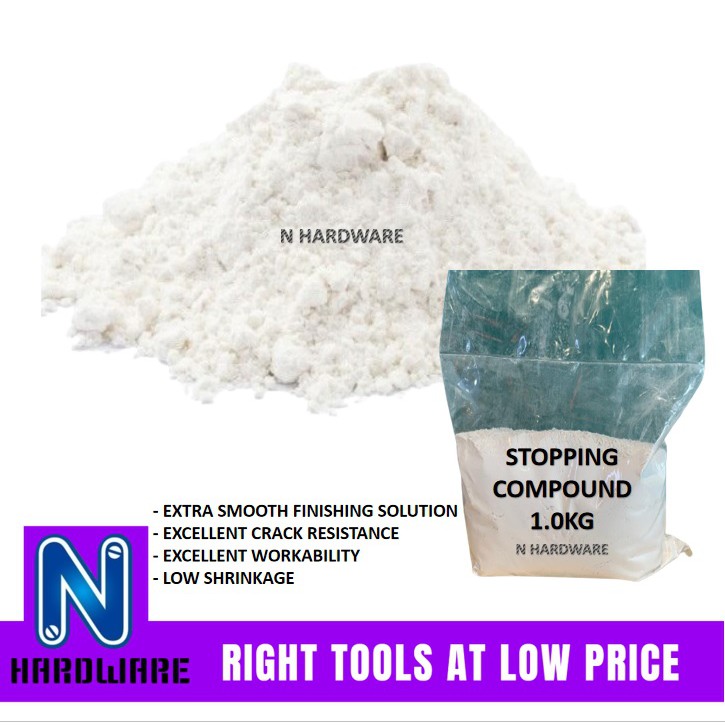 1KG Stopping Compound (Plaster Ceiling) for Bonding, Jointing, Skimming ...