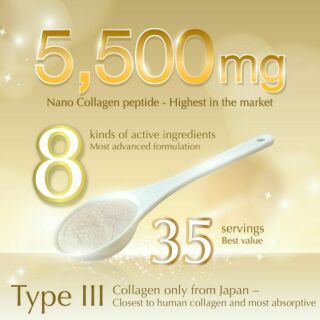 COLLAGEN PLUS POWDER ORIGINAL (NANO JAPAN) EXP : 11/2022 | Shopee Malaysia