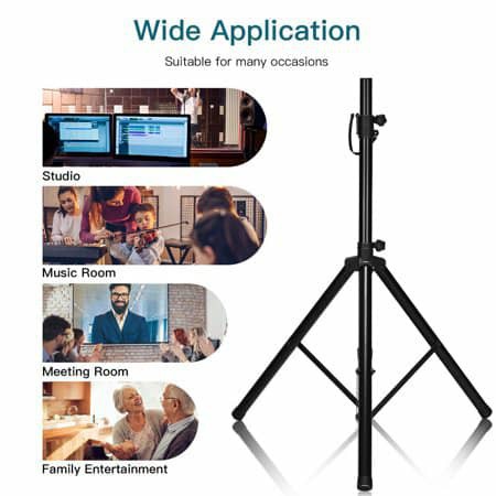 SPS-502m Speaker Stand / safety locking / Adjustable / Sturdy Steel | Shopee Malaysia