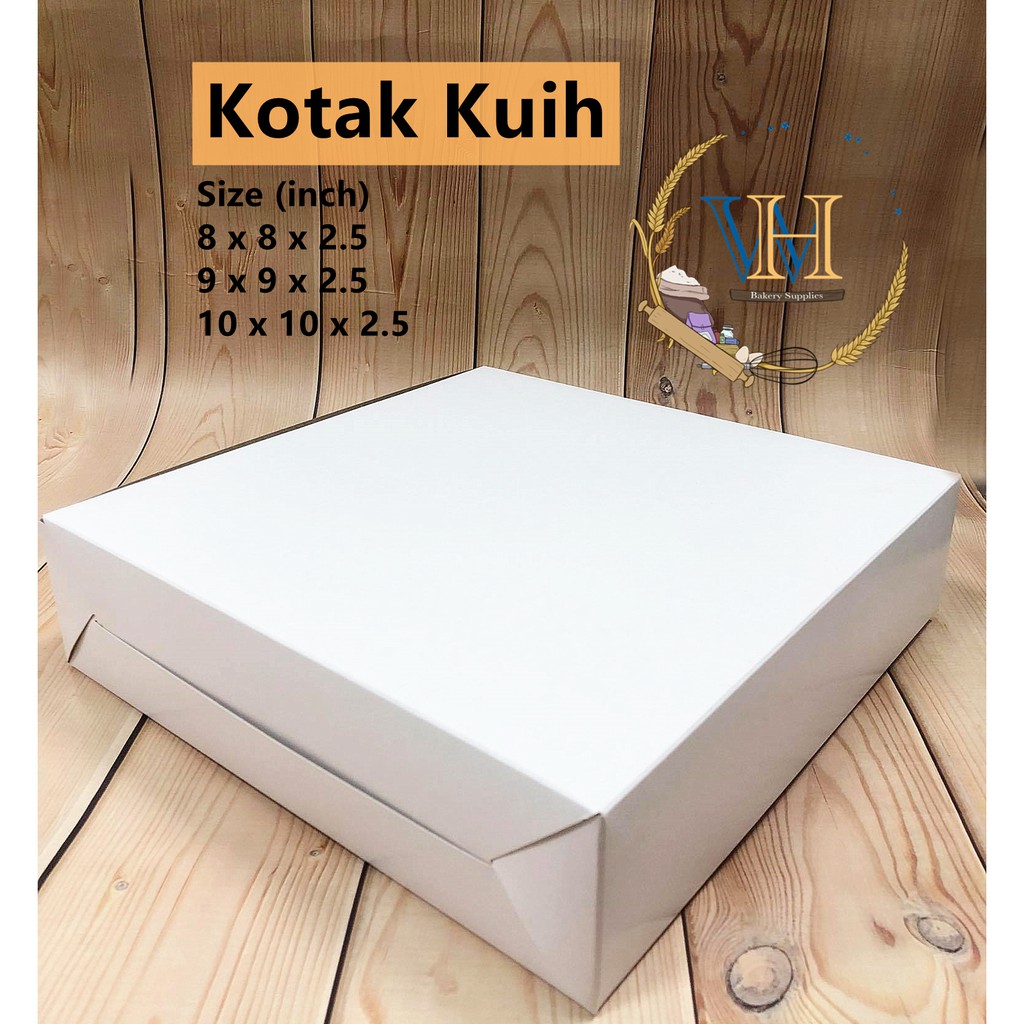 Kotak Kuih Talam / Cake Box / Kuih Box / Kotak Kek Donut Brownie ...
