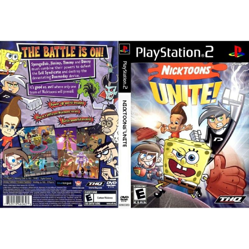 PS2 CD DVD GAMES (Nicktoons Unite!) | Shopee Malaysia