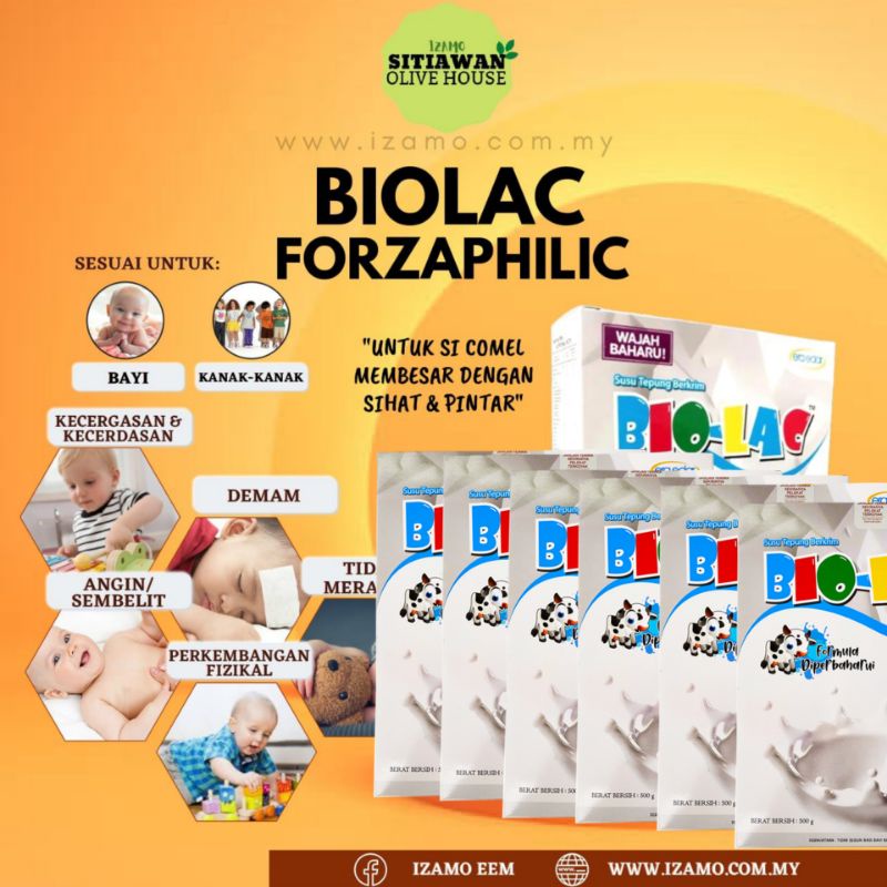 SUSU BIOLAC FORZAPHILIC SUSU UNTUK +SELERA MAKAN + BERAT BADAN & ATASI SEMBELIK | Shopee Malaysia