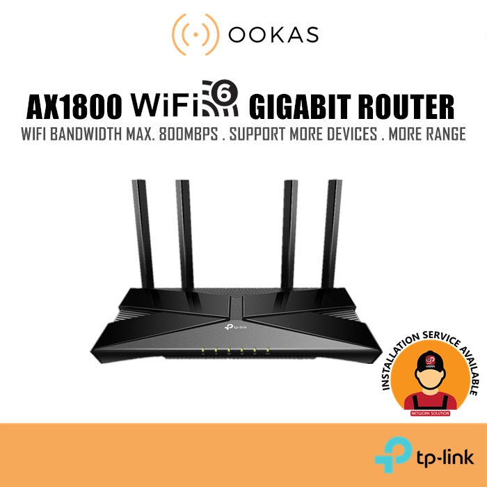TP-Link WiFi 6 AX1800 Archer AX20 / AX23 Gigabit Wireless Wifi Router ...