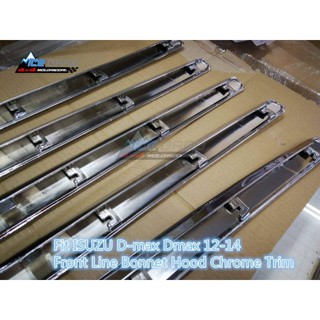ISUZU DMAX FRONT LINE BONNET HOOD CHROME TRIM MOULDING | Shopee Malaysia