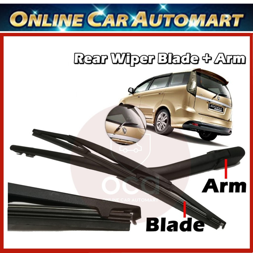 PROTON EXORA REAR WINDSCREEN WIPER BLADE / EXORA REAR WIPER WITH ARM ...