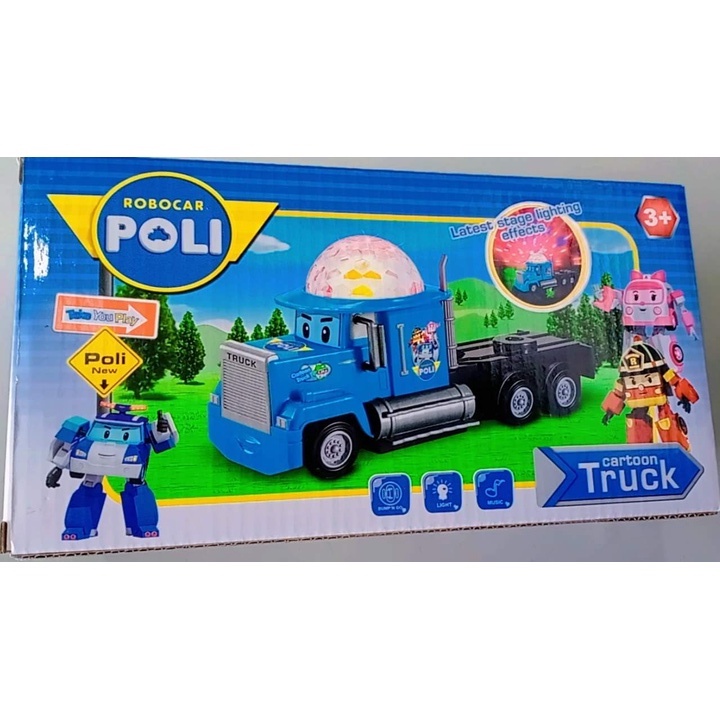 TOY Robocar Poli Robo Truck Light up | Shopee Malaysia