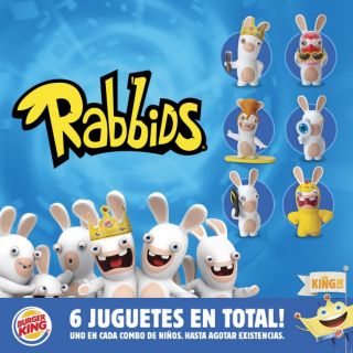 Limited Oversea Edition Rayman Raving Rabbids Invasion Burger King Kids ...