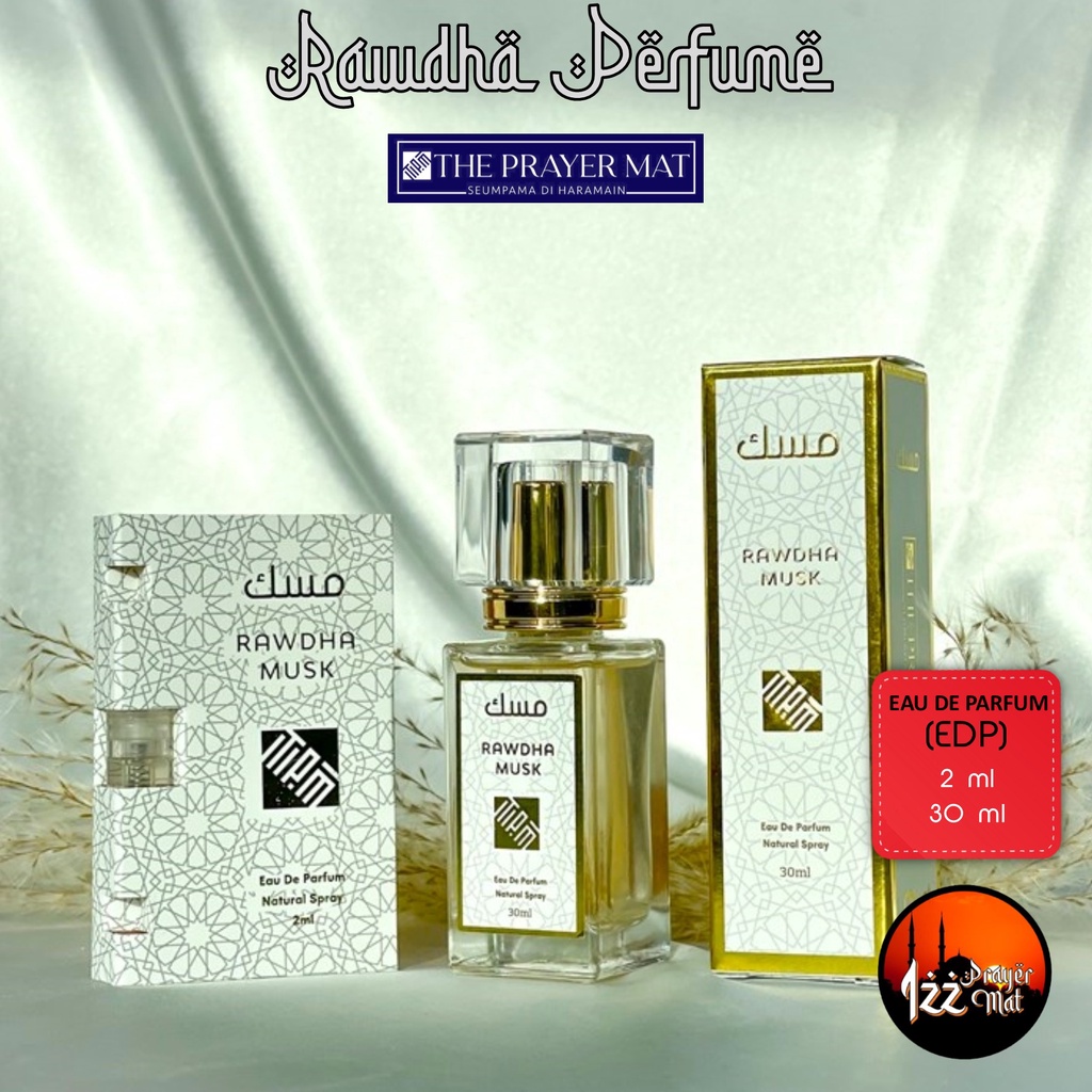 [ORIGINAL] Rawdha Musk Perfume 2ML & 30ML Eau De Parfum EDP Haruman ...