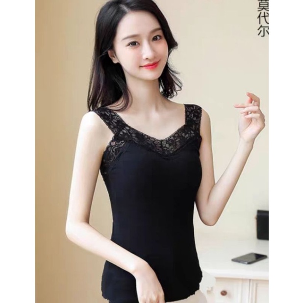 new clearance lace singlet black S-M size | Shopee Malaysia