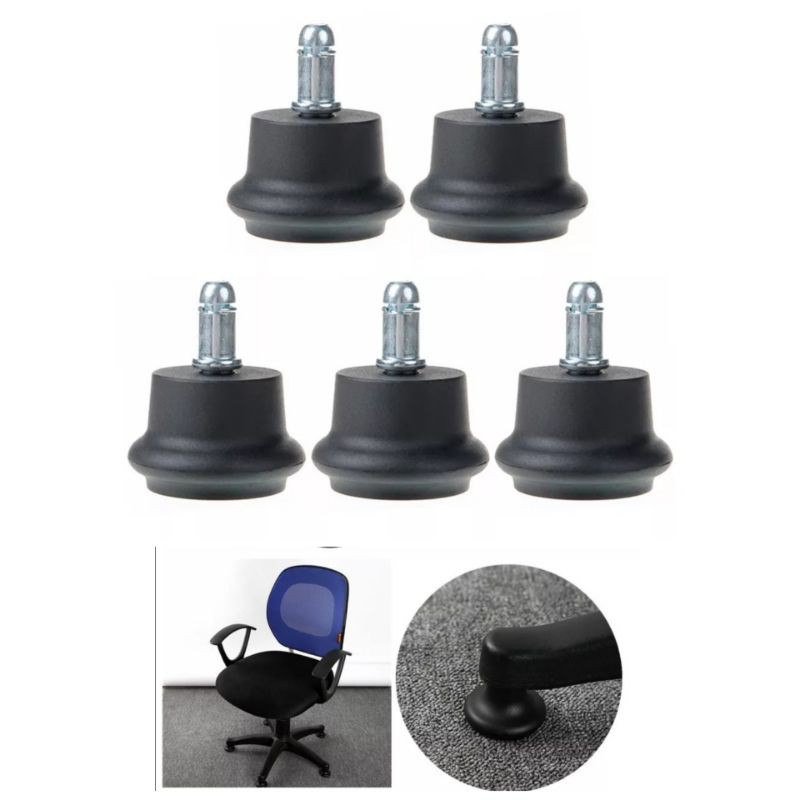 5pcs Office Chair Glides Durable Chair Wheel Replacement Chair Wheel ...