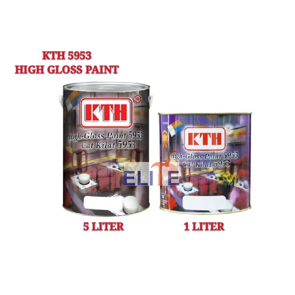 KTH High Gloss Paint 5953 - 1 Liter & 5 Liter (20 colors) | Shopee Malaysia