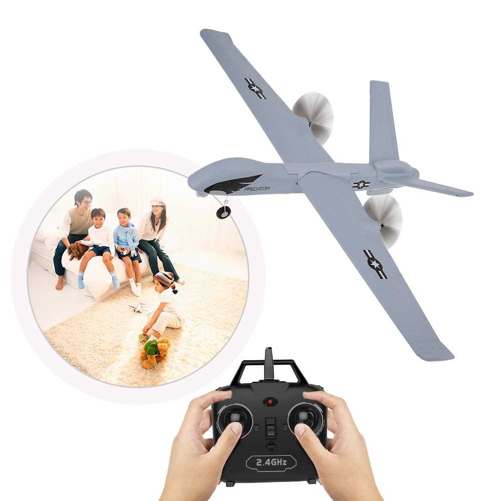 Z51 2.4G 2CH Predator Remote Control RC Airplane 660mm Wingspan Foam ...