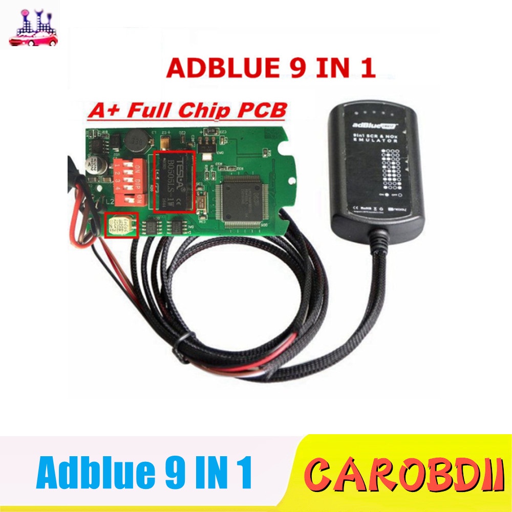 AdBlue Emulator 9 IN 1 Truck AdBlue Emulator For MEN/MB/SCANIA/IVECO ...