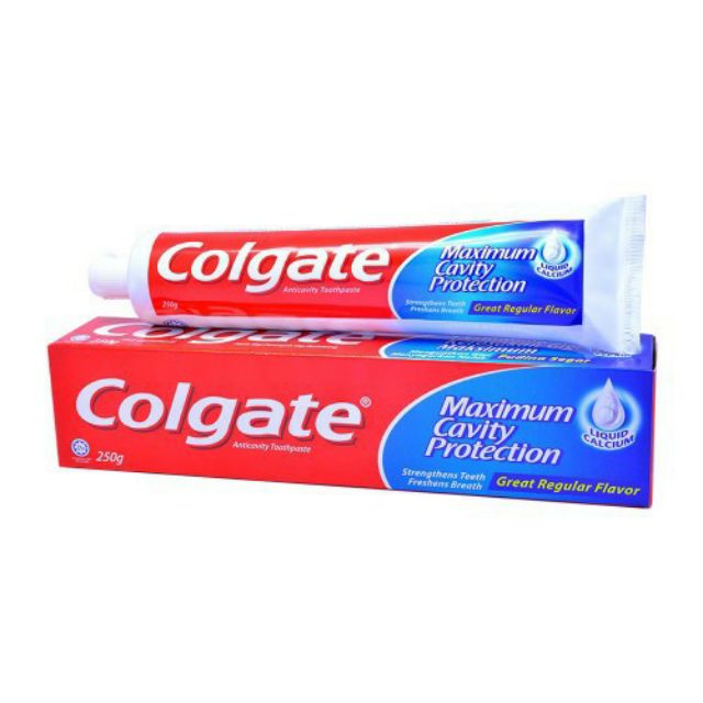 Colgate Toothpaste Maximum Cavity Protection Great Regular (250g ...