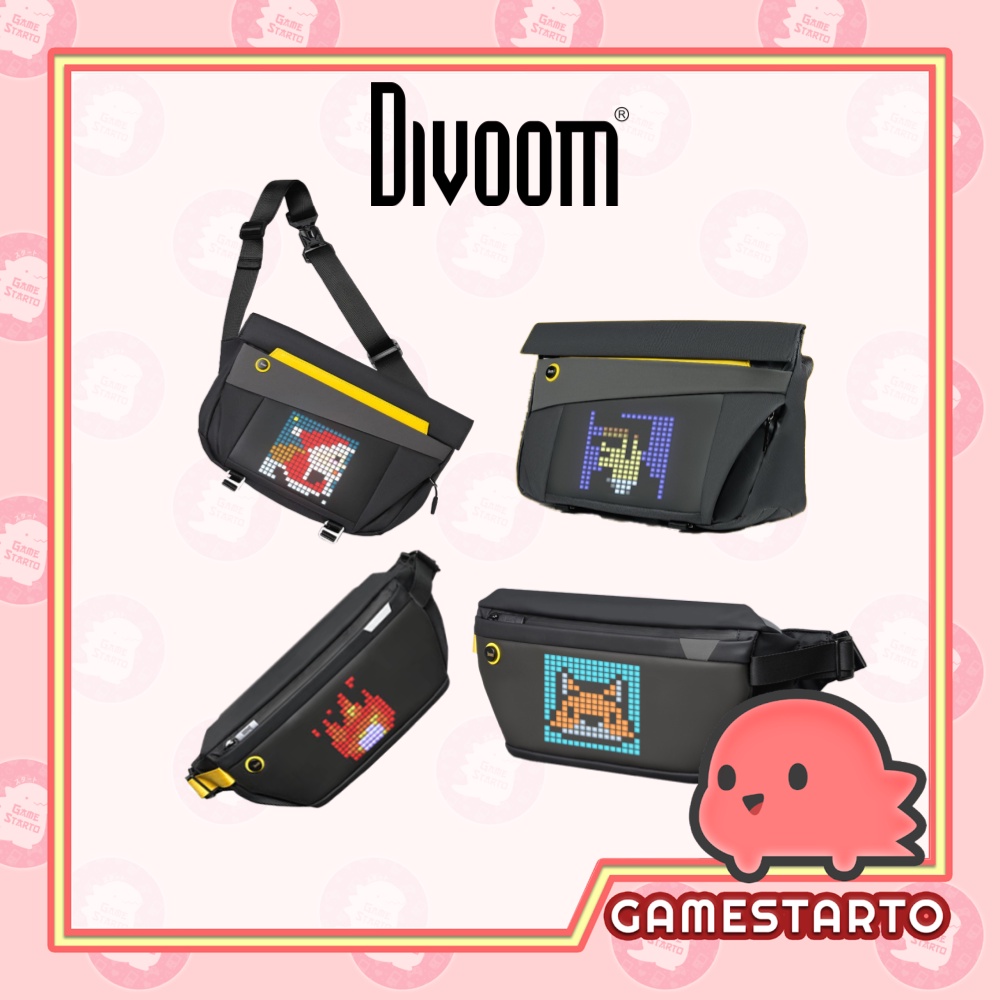 Divoom Pixoo SlingBag / Sling Bag V - Innovative Smart LED Sling Bag ...