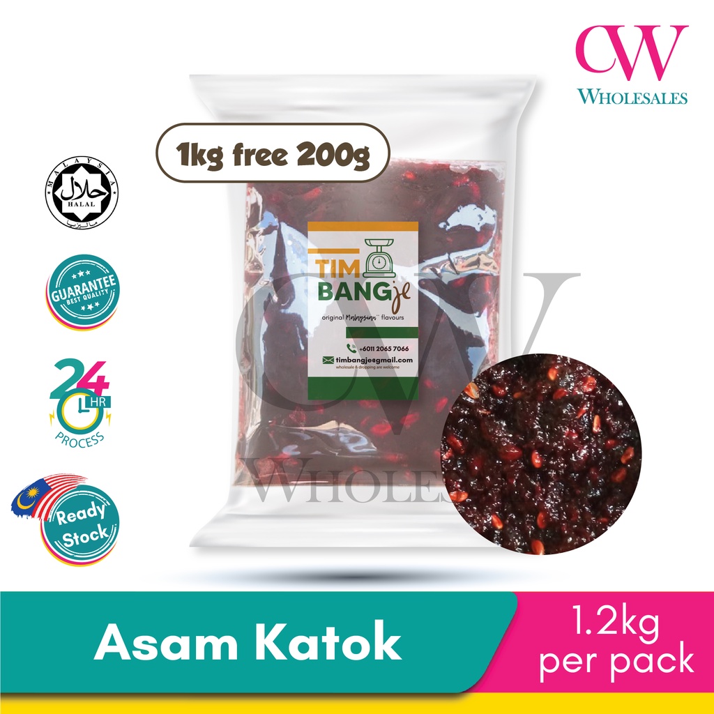 Asam Katok 1.2KG per pack | BUY 1KG FREE 200GRAM | Shopee Malaysia