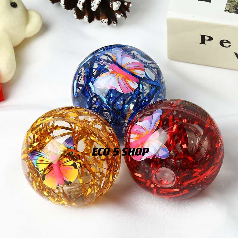 Luminous LED Flashing Crystal Bouncing Ball 1pcs/Super Duper Glitter ...