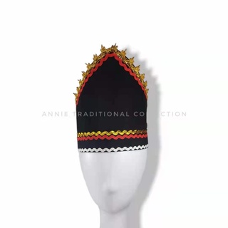 Topi Bidayuh Lelaki | Bidayuh traditional costume's hat | Borneo ...