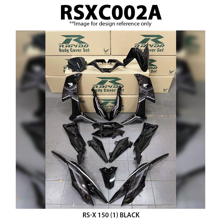 HONDA RSX RS-X RS150X (1) Cover Set (Sticker Tanam) Rapido New ...
