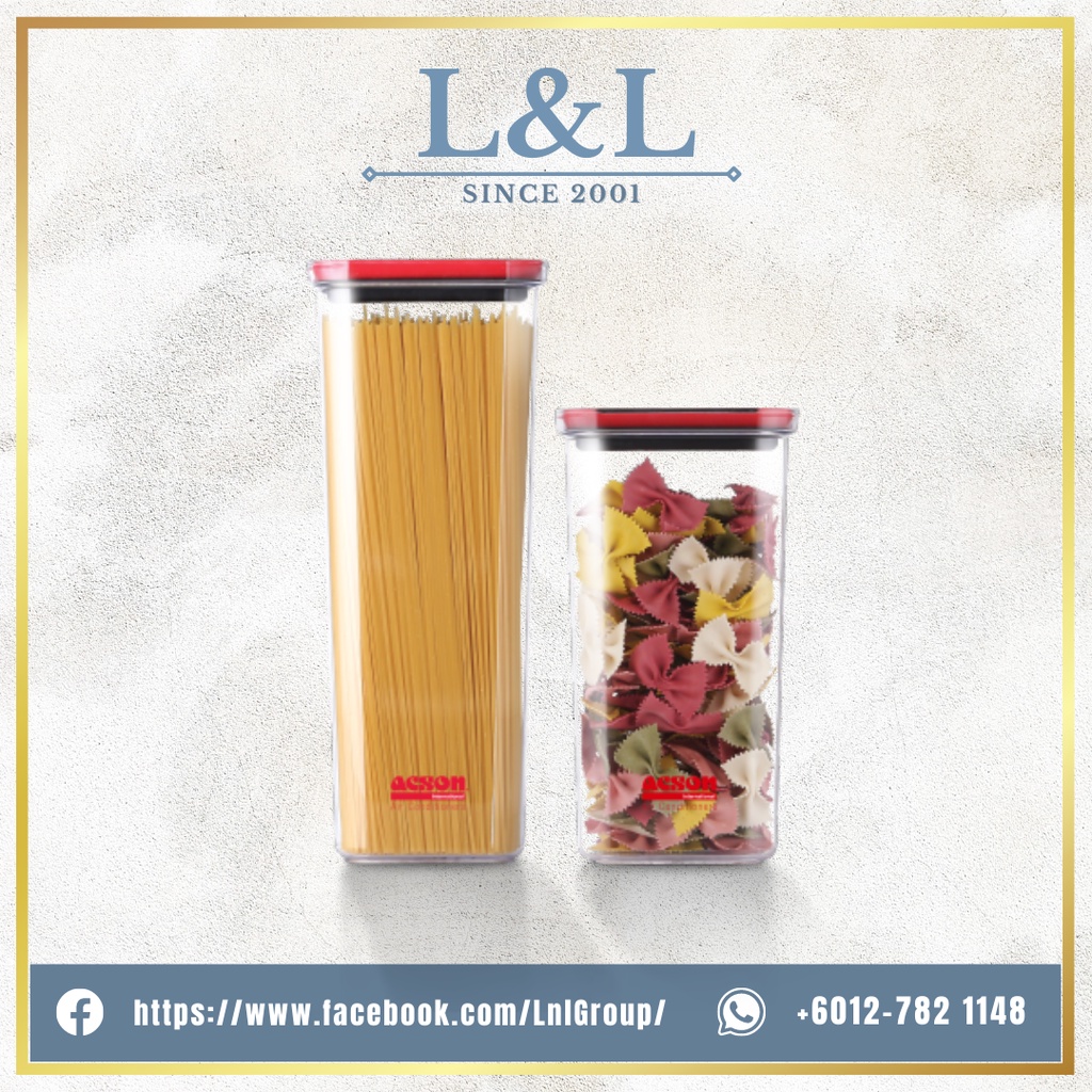 Neoflam Smart Seal Container / The Smartest Airtight Canister 2 PCS SET ...