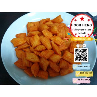 Biskut Timbang Keropok Perisa Ketam / Keropok Bantal / Crab Flavour Snack (500g) | Shopee Malaysia
