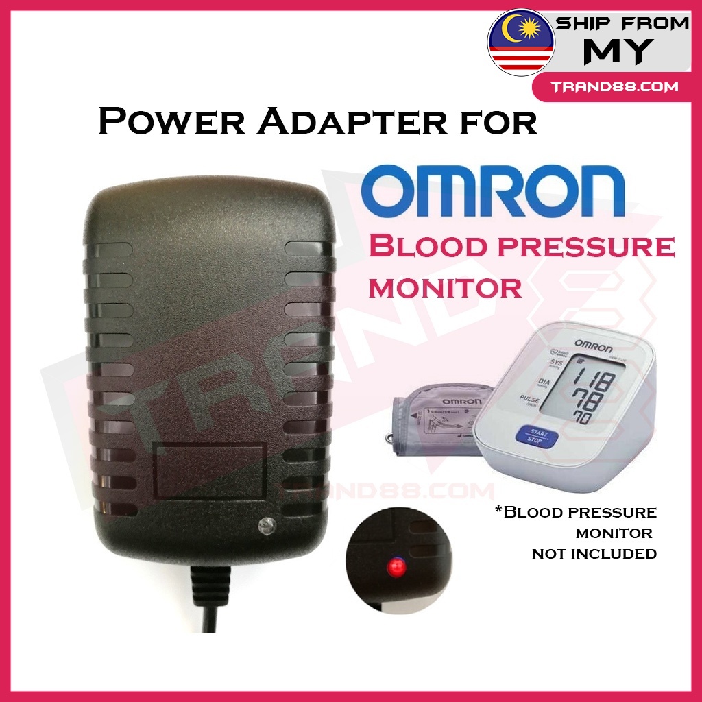Trand88 Omron Blood Pressure Monitor Power Adapter HEM-7121 HEM-7120 6V ...