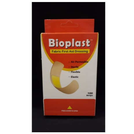 BIOPLAST FABRIC FIRST AID DRESSING PLASTERS 100S | Shopee Malaysia