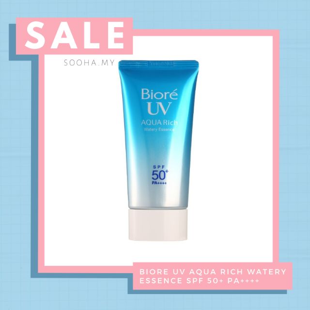 3ml/5ml biore uv aqua rich watery essence sunscreen spf 50+ pa ...