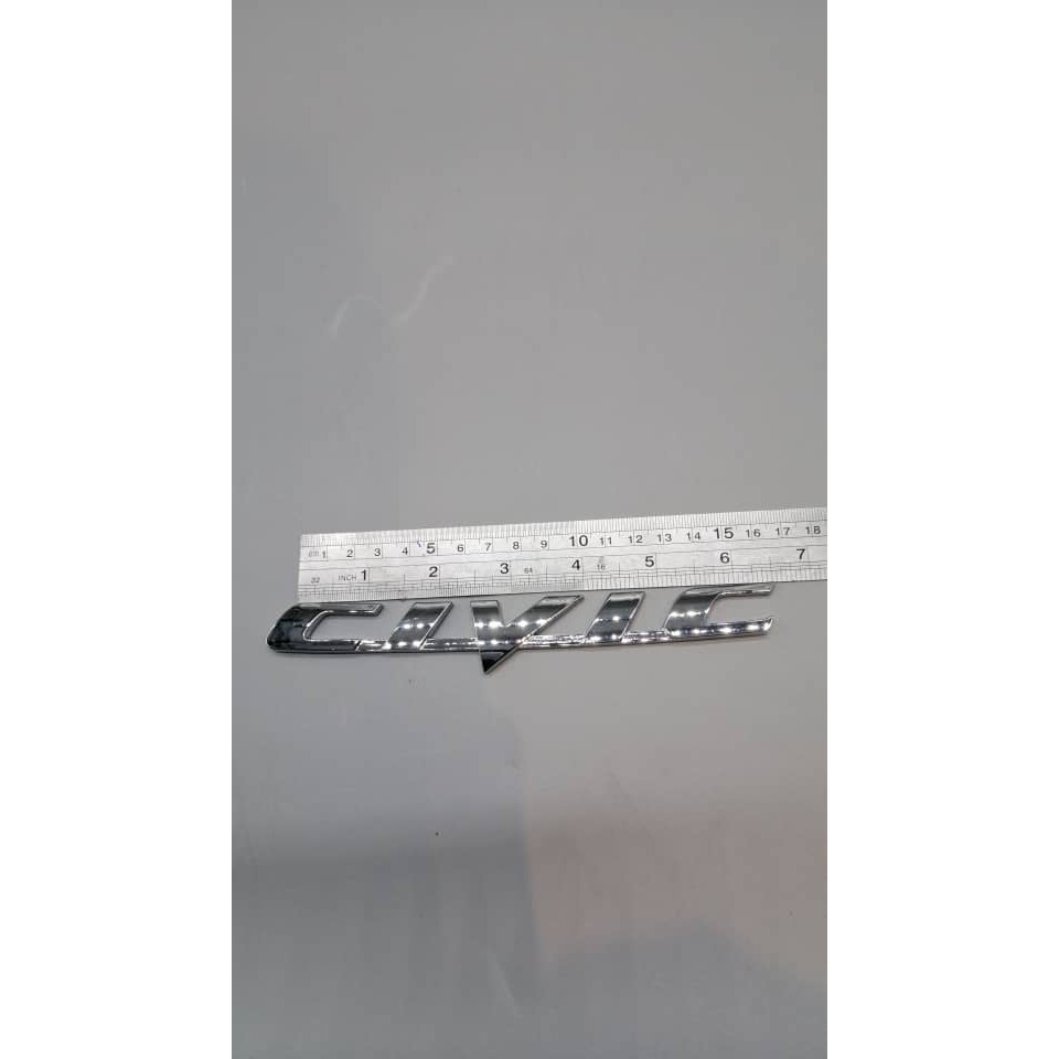 Honda Civic Logo Wording Emblem Civic FD Emblem Tulisan Logo Civic ...