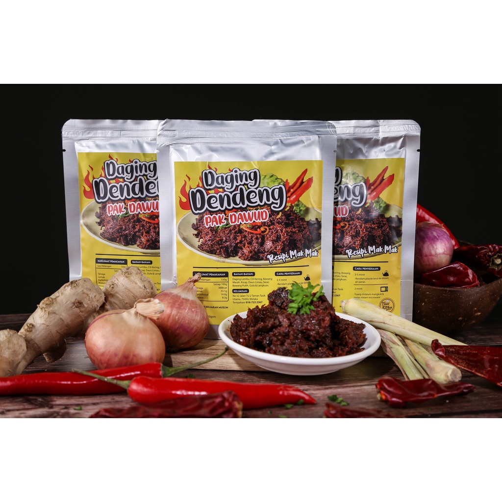 Elaani Kitchen : Daging Dendeng Pak Dawud | Resipi Mak Mak | Shopee ...