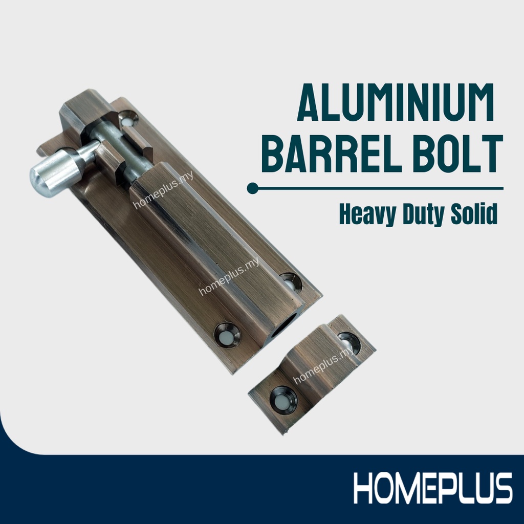 Solid Aluminum Hammered Heavy Duty Bolt AC Slug Security Safety Door ...