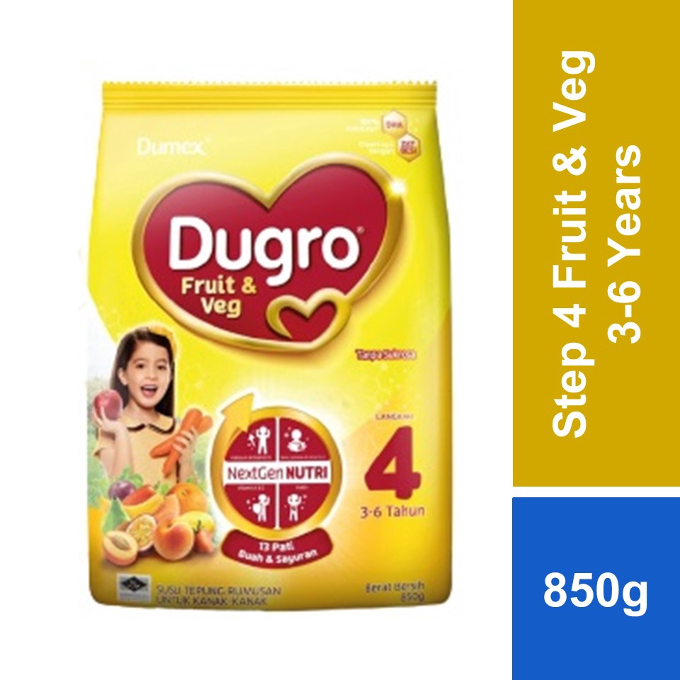 Dumex Dugro 4 Fruit & Veg 850g | Shopee Malaysia