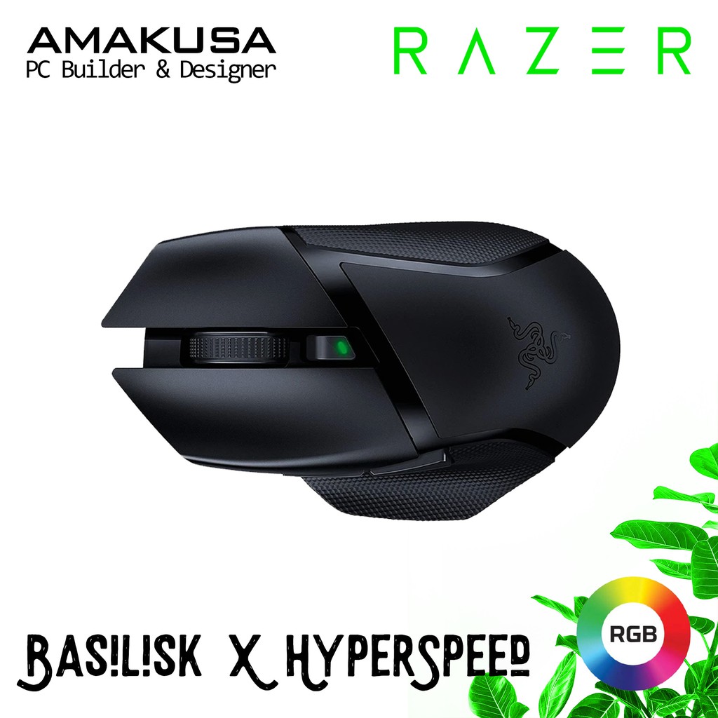 Razer Basilisk X HyperSpeed RGB Wireless Gaming Mouse Mice 2.4GHz ...