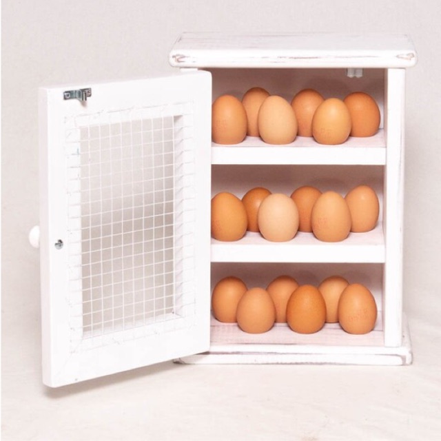 Wooden Egg Cabinet Egg Storage Kitchen Countertop Rak Telur Egg Box ...